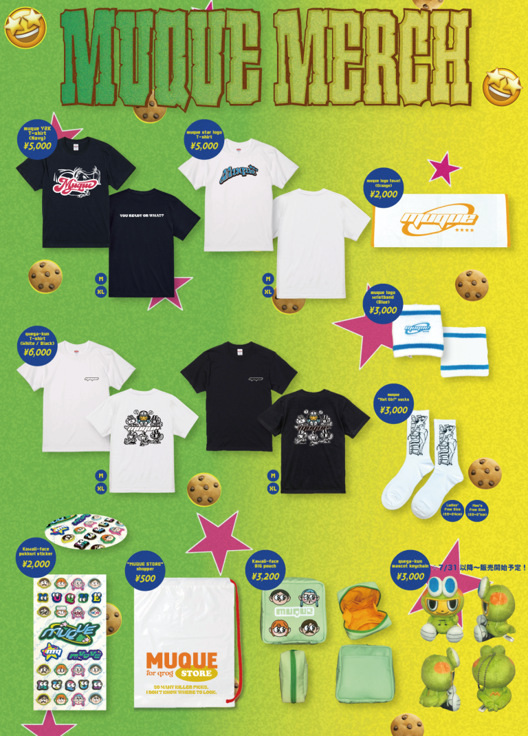 【MERCH】NEW MERCH販売決定！ | muque Official Web Site
